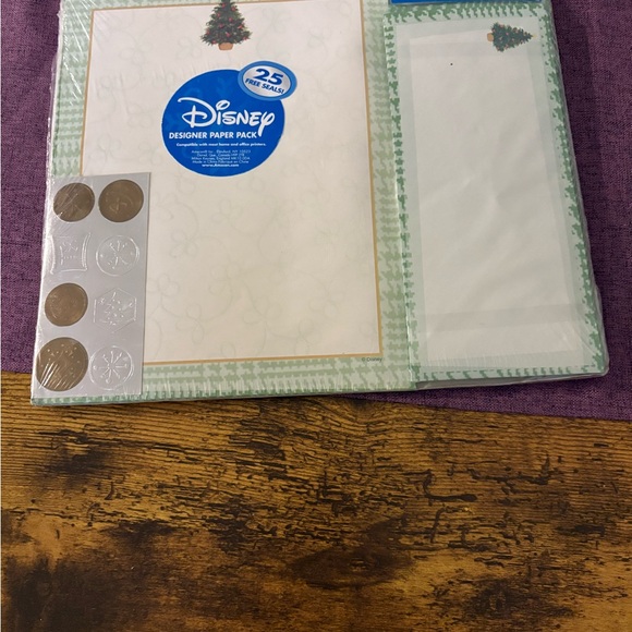 Disney | Holiday | Disney Designer Paper Pack 25 Envelopes Sheets 25 ...